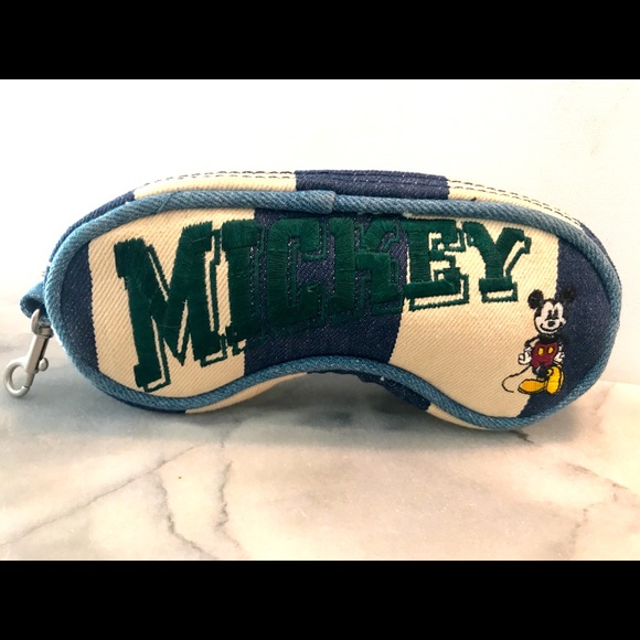 Mickey | Bags | Vintage Mickey Denim Eyeglasses Bag Attachable The ...